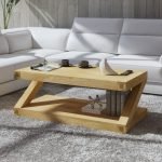 Z Solid Oak Large Coffee Table | Designer Furniture | Shop Now