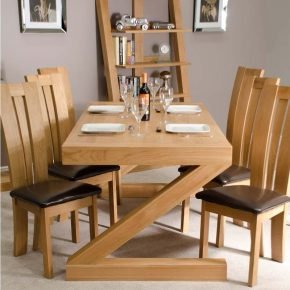 Z Solid Oak 180 x 90 Dining Table | Free Delivery | Shop Now