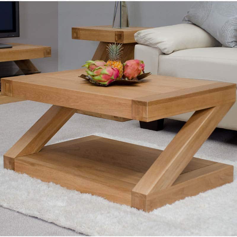 Z Solid Oak Furniture 3 X 2 Coffee Table | Designer Furniture | Shop Now