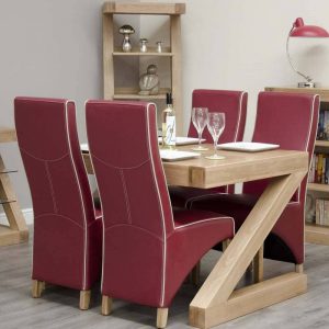 Z Solid Oak 120 x 90 Dining Table | Free Delivery | Shop Now