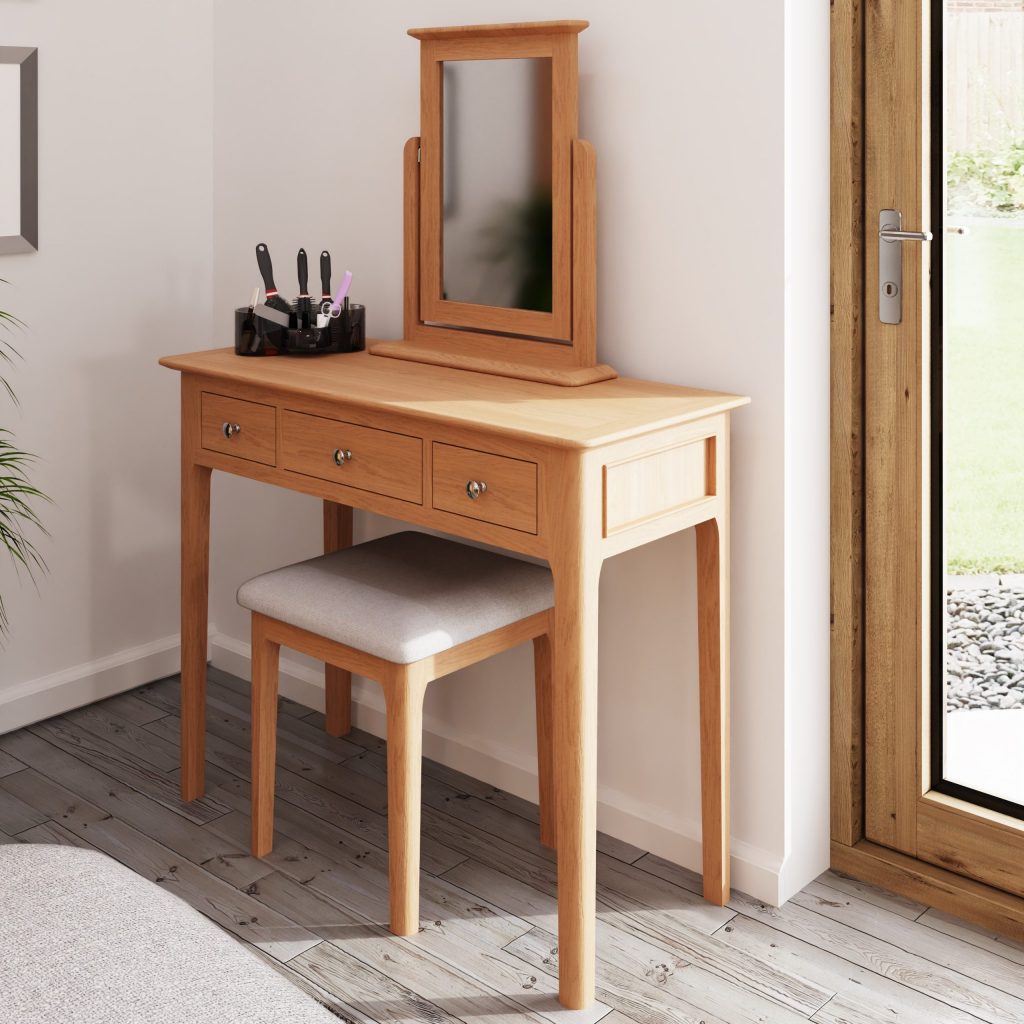 Katarina Oak Dressing Table | Only Oak Furniture | Free Delivery