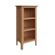 Katarina Oak Small Narrow Bookcase | Only Oak Furniture | Free Delivery