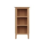 Katarina Oak Small Narrow Bookcase | Only Oak Furniture | Free Delivery