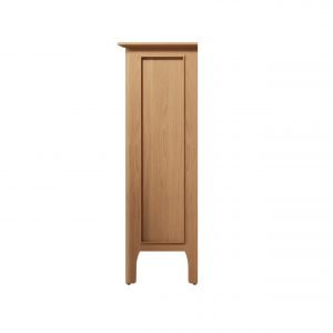 Katarina Oak Small Narrow Bookcase | Only Oak Furniture | Free Delivery