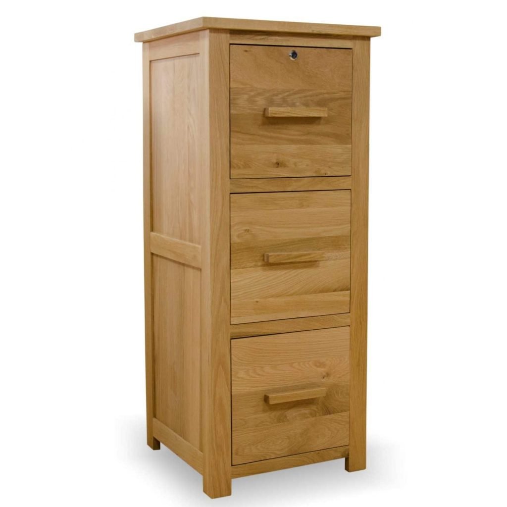 Harwell Oak Large Office Filing Cabinet - Only Oak Furniture - Sale On
