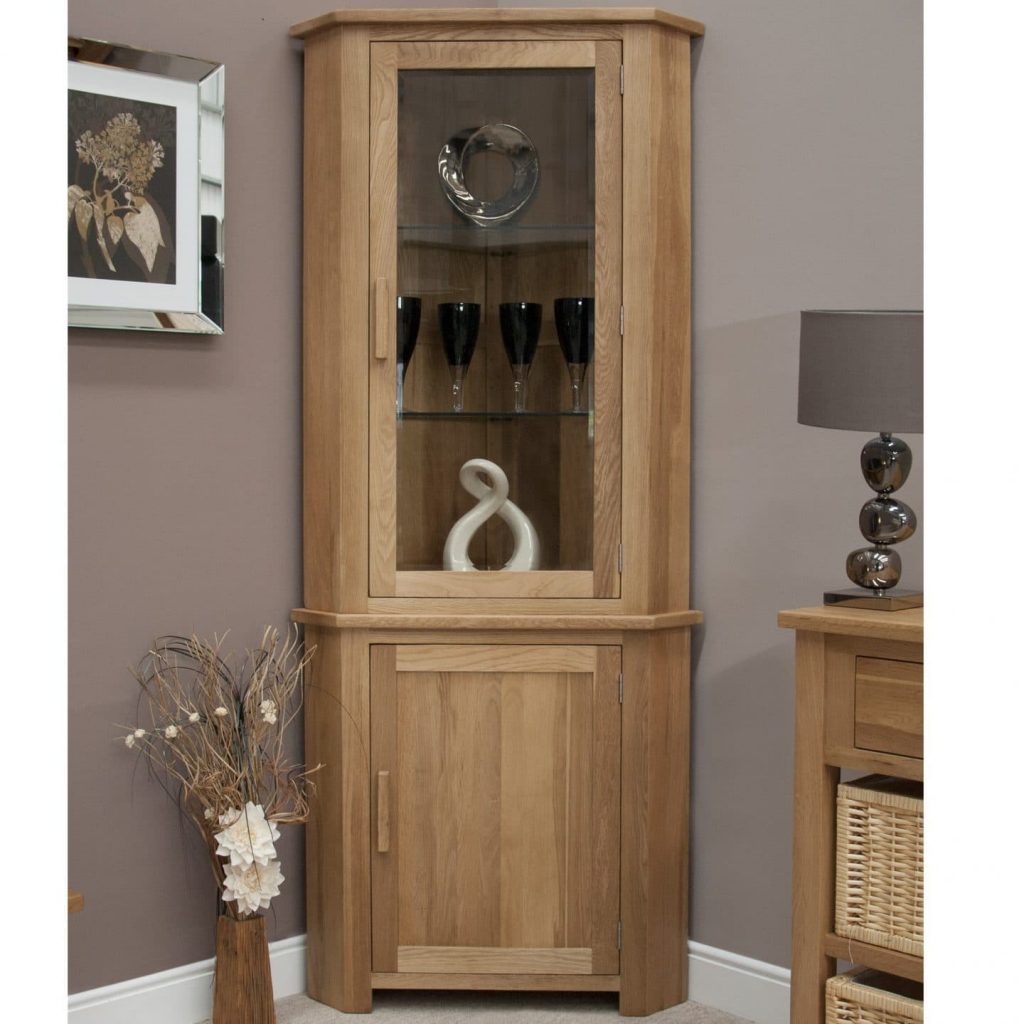 Harwell Oak Corner Unit - Only Oak Furniture - Sale Now On