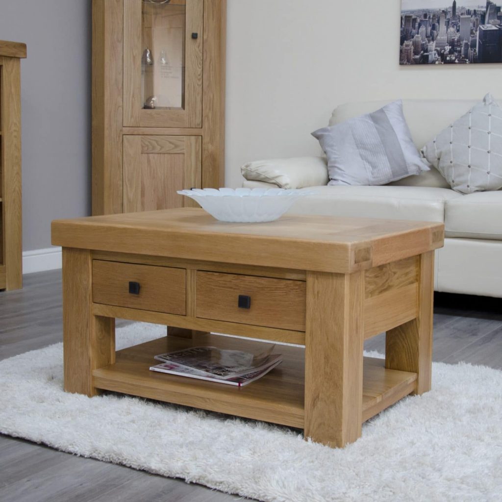 Bordeaux Oak 3x2 Coffee table - Only Oak Furniture - Sale On Now