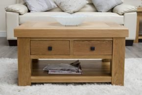 Bordeaux Oak 3x2 Coffee table - Only Oak Furniture - Sale On Now