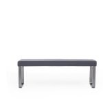 Luxe High Back Bench - Grey - Only Oak Furniture -On Sale Now