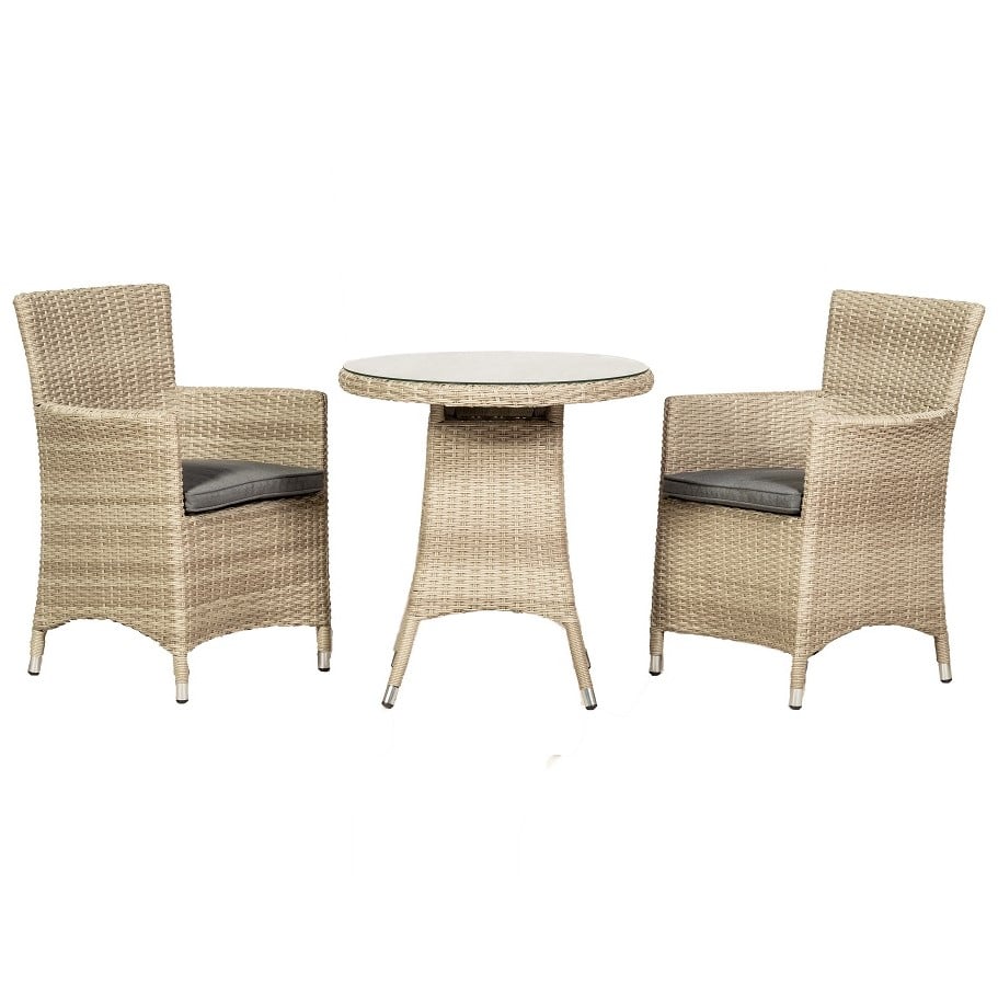 Garden Furniture LISBON Seater Carver Bistro Set Royalcraft