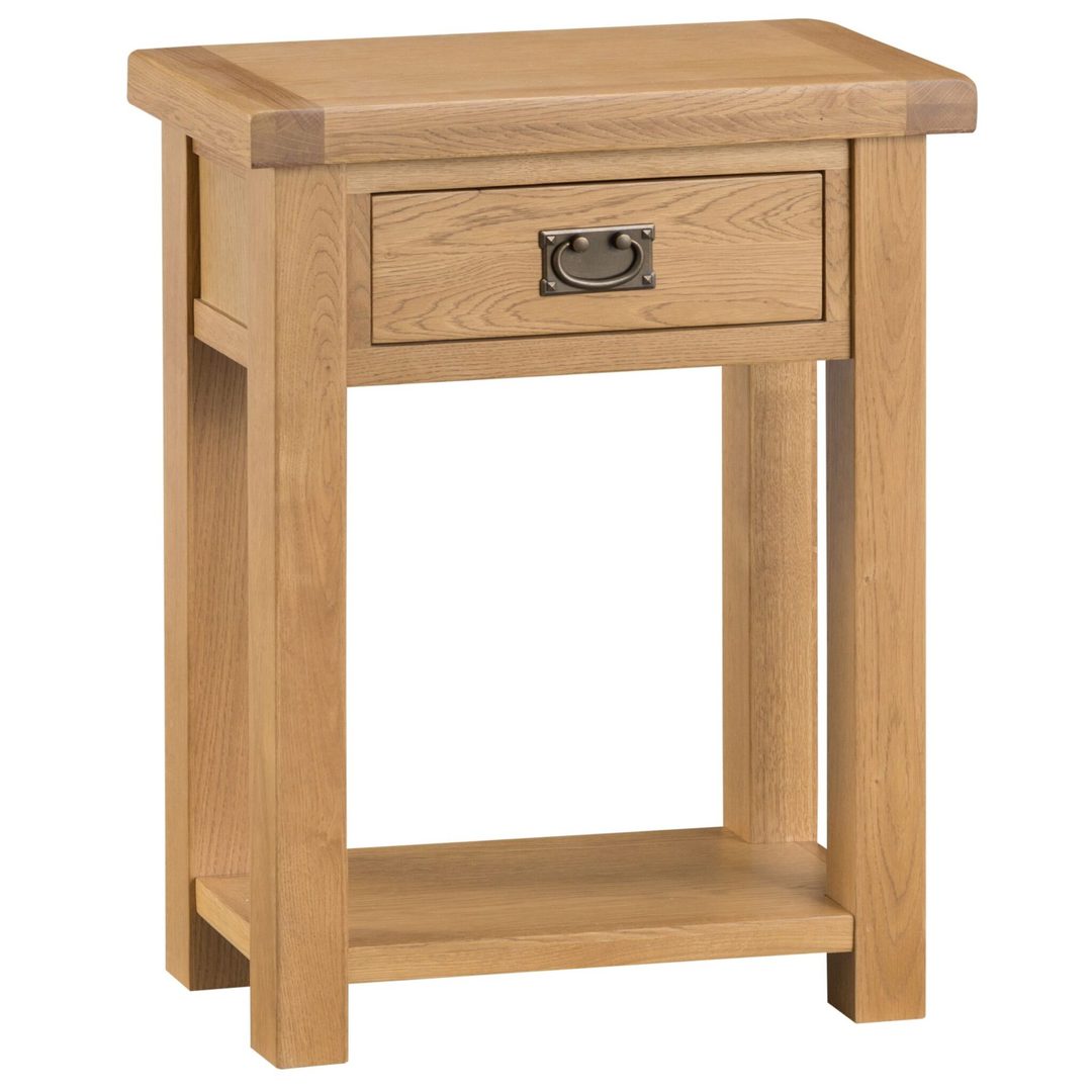 Carthorpe Oak Telephone Table - Only Oak Furniture - Shop Now