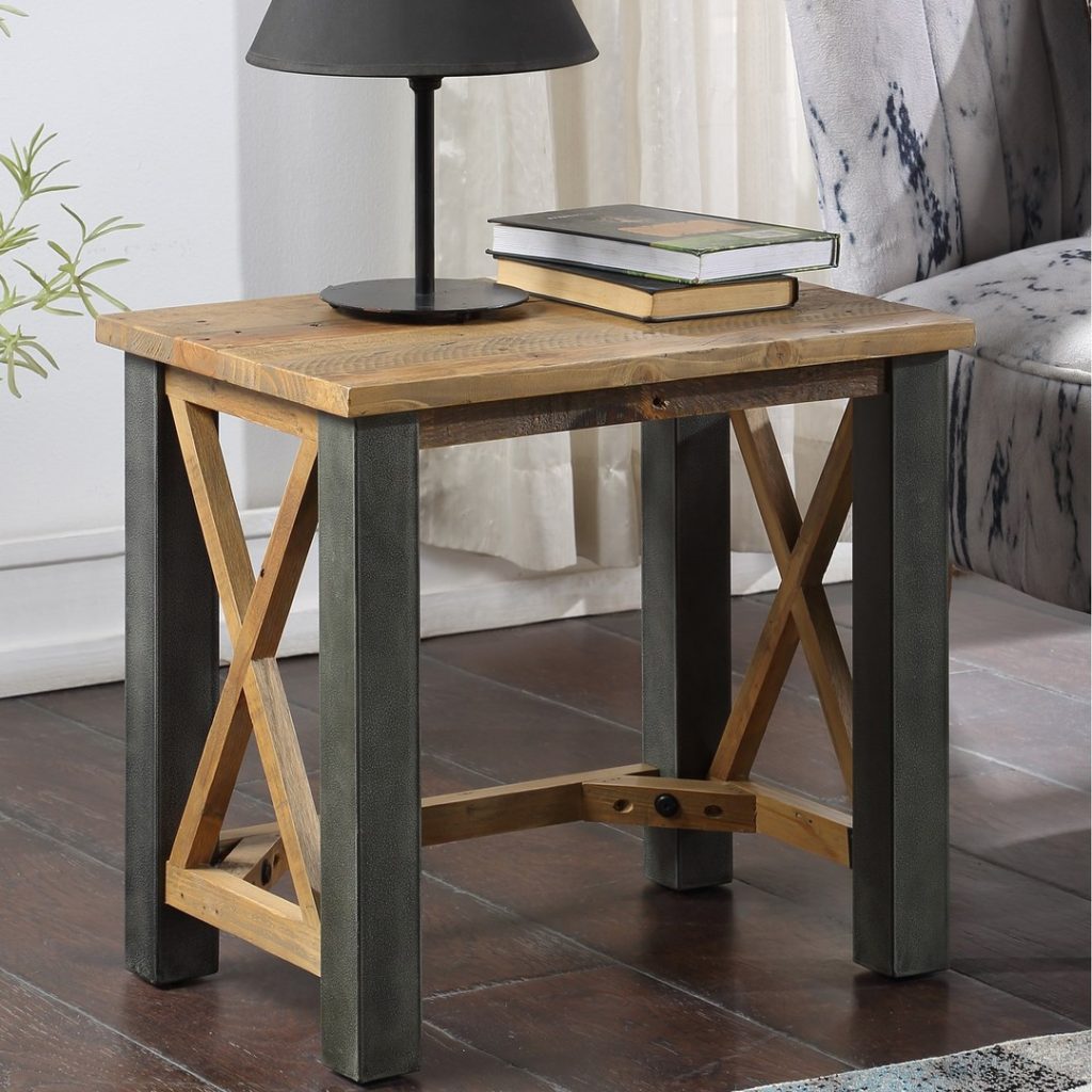 Urban Elegance - Reclaimed Open Front Side / Lamp Table - Only Oak ...