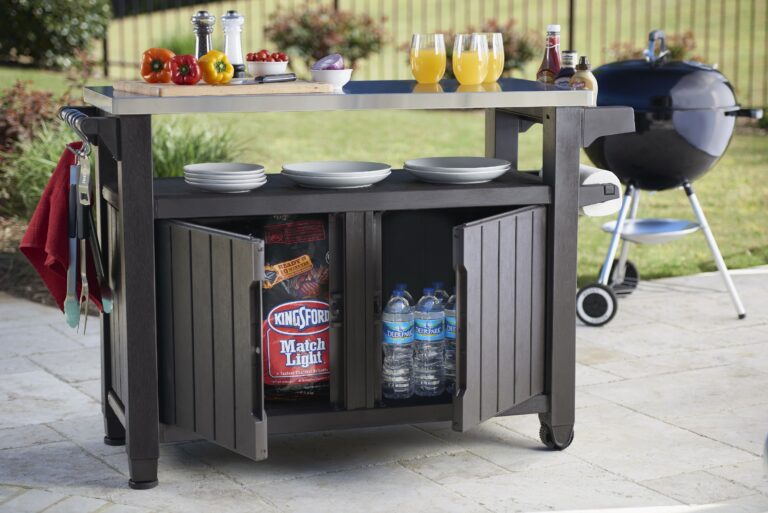 Keter Unity BBQ Table Double - Only Oak Furniture - Free UK Delivery*