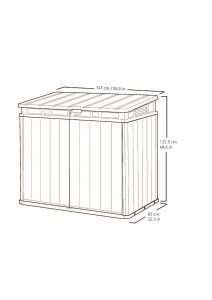 Keter Elite Storage Box Duotech - Only Oak Furniture - Free UK Delivery*