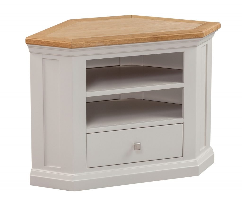 Cotswold Corner TV Cabinet - Only Oak Furniture - Sale On