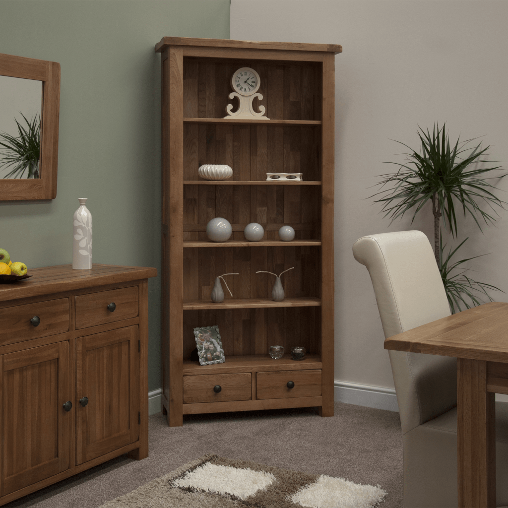 Oak Bookcases | FREE Delivery | Oak Office Bookcase