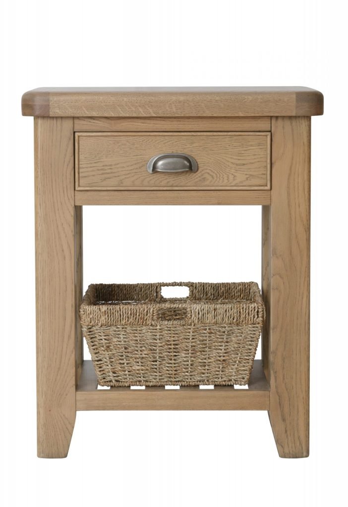 Ryedale Oak Telephone Table - Only Oak Furniture