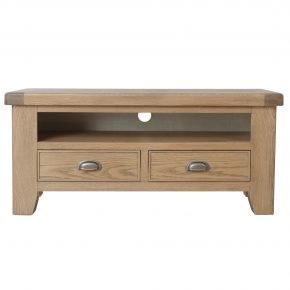Ryedale Oak Standard TV Unit - Only Oak Furniture