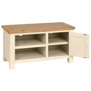 Delphinus Ivory Standard Tv Unit - Only Oak Furniture