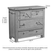 Delphinus 2 + 2 Chest - Only Oak Furniture - Shop Now