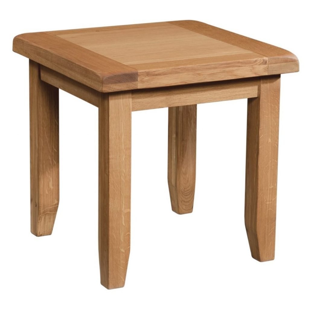 Sagitta Oak Lamp Table - Only Oak Furniture