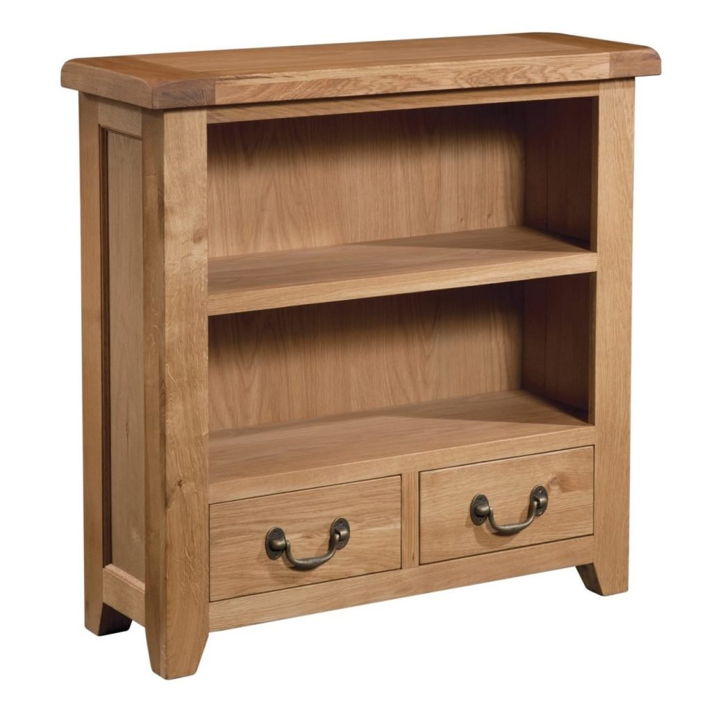 Sagitta Small Oak Bookcase - Only Oak Furniture