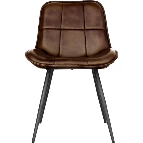 The Chair Collection - Leather & Iron The Chair - Brown - Only Oak ...