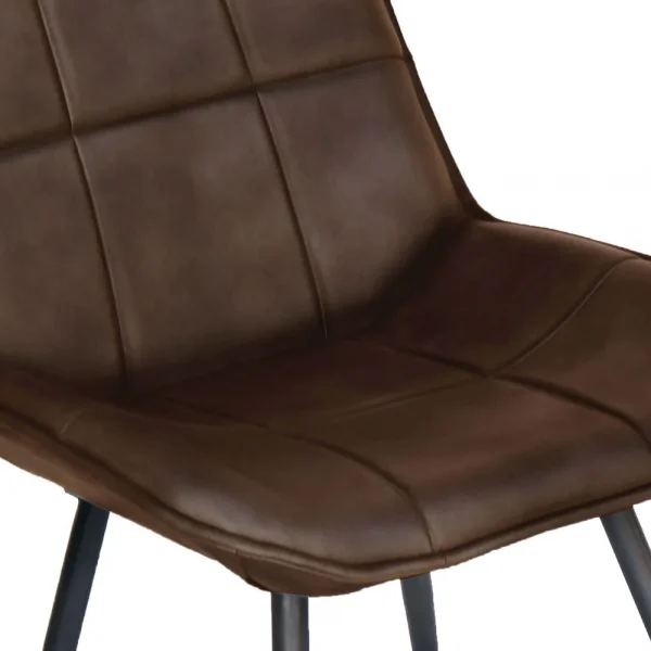 The Chair Collection - Leather & Iron The Chair - Brown - Only Oak ...
