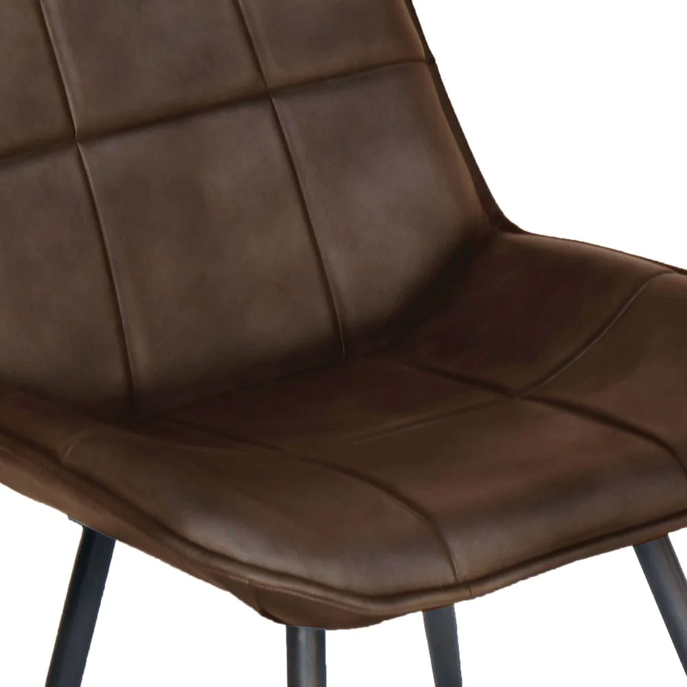 The Chair Collection - Leather & Iron The Chair - Brown - Only Oak ...
