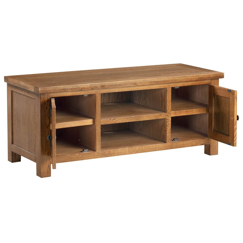 Evenwood Rustic Large TV Unit - Only Oak Furniture