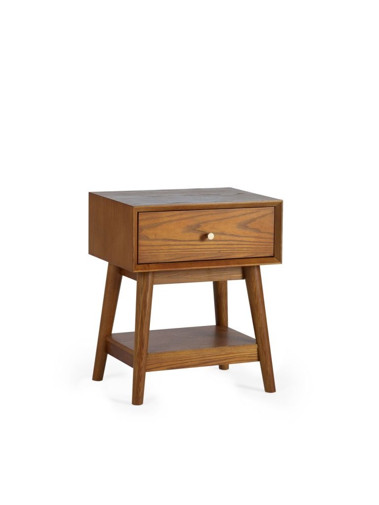 Lowry 1 Drawer Side Table - Only Oak Furniture