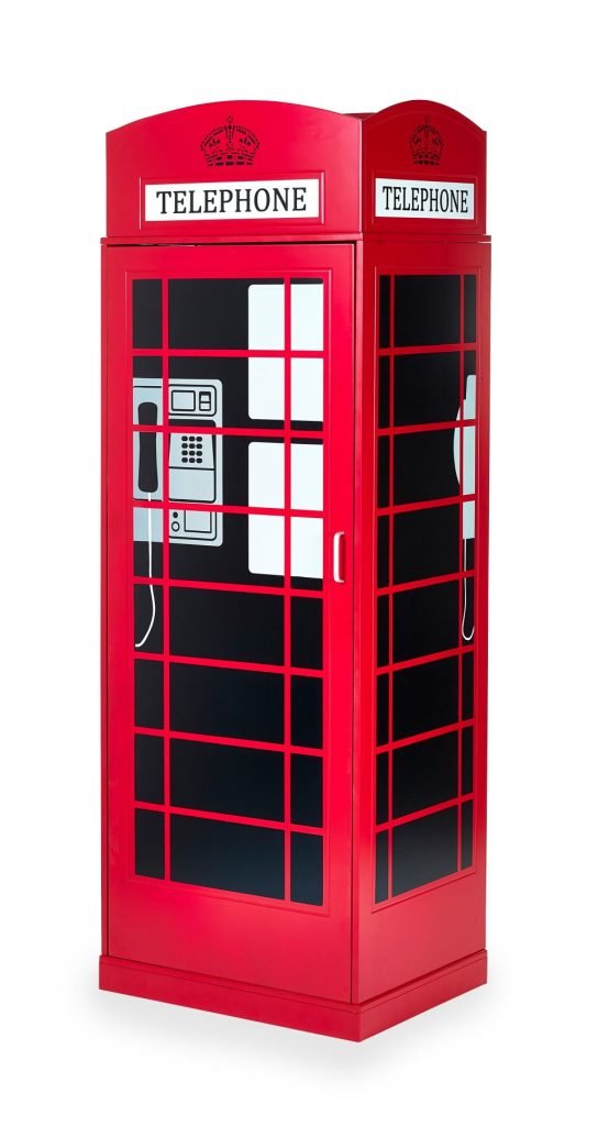 Telephone Box Wardrobe - Only Oak Furniture