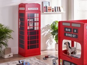 Telephone Box Wardrobe - Only Oak Furniture