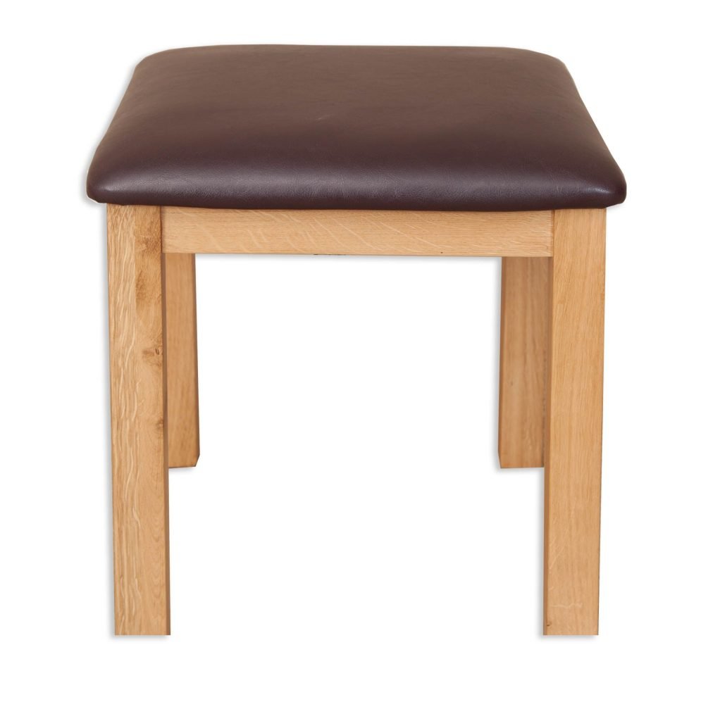 Manu Dressing Stool - Only Oak Furniture