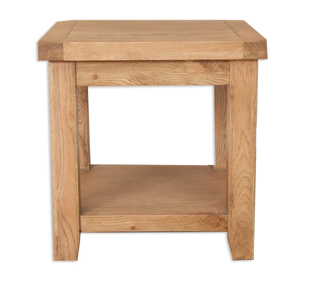 Manu Country Lamp Table - Only Oak Furniture