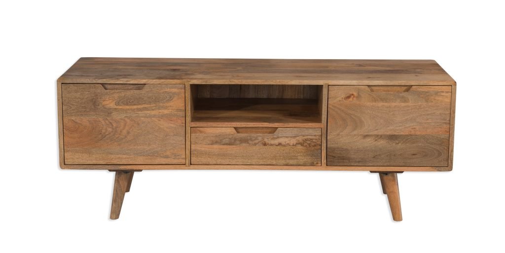 Sohan Large TV Unit - Only Oak Furniture
