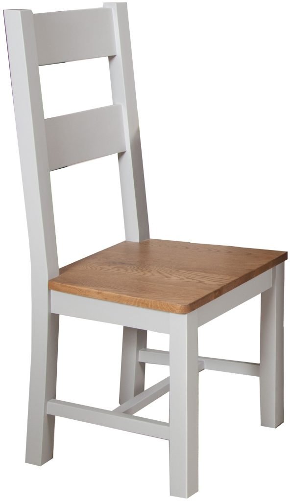 Manu French Grey Dining Chair - Only Oak Furniture