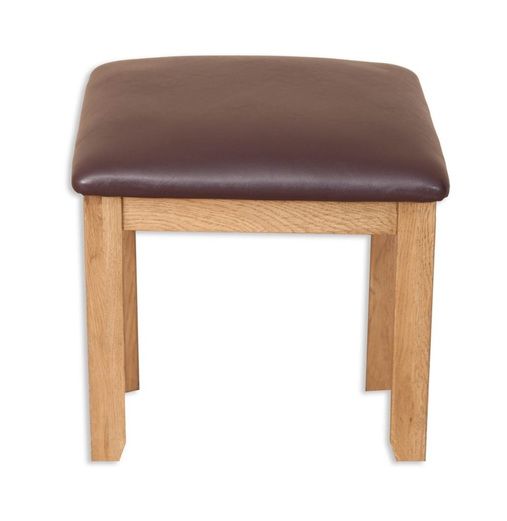 Manu Country Bedroom Dressing Stool - Only Oak Furniture