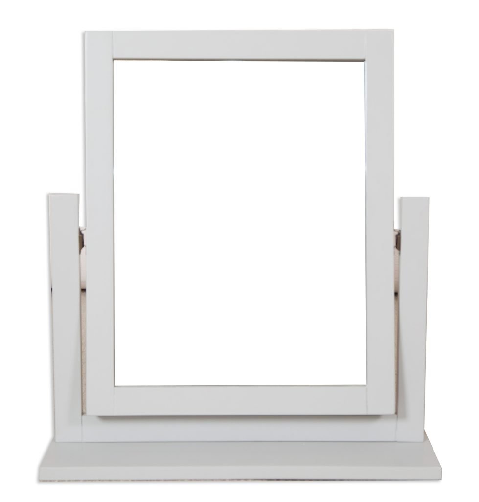 Manu French Grey Dressing Mirror - Only Oak Furniture