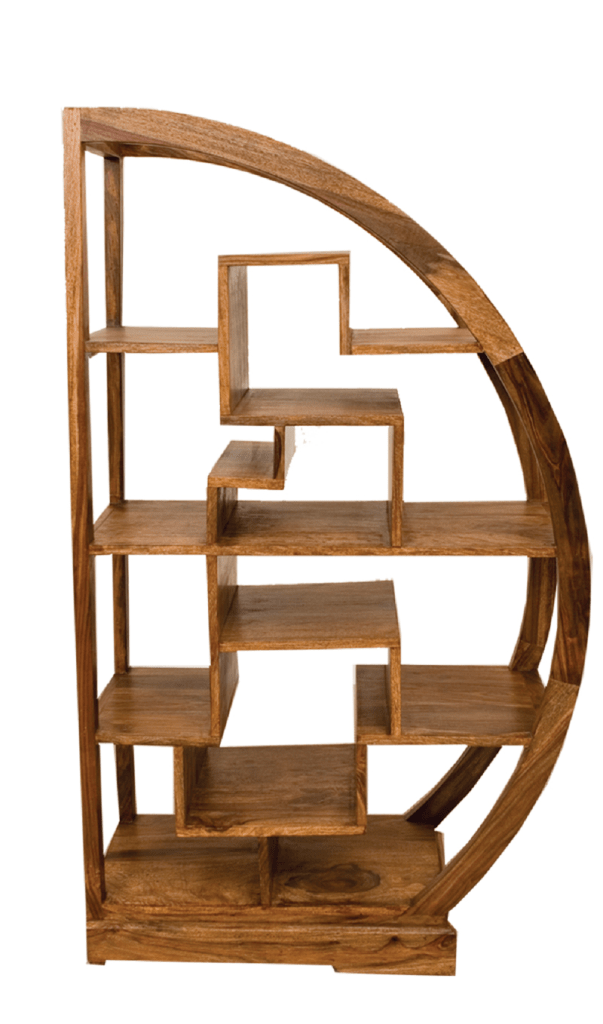 Chella Half Round Display Unit - Only Oak Furniture