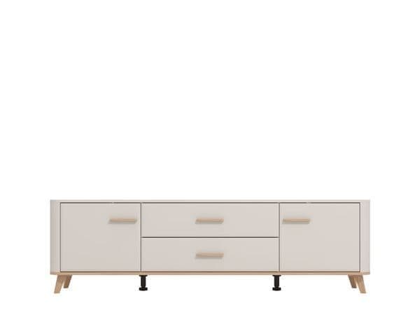 Tyylikäs Cashmere And Oak Effect Large Wide 180cm TV Unit - Only Oak ...