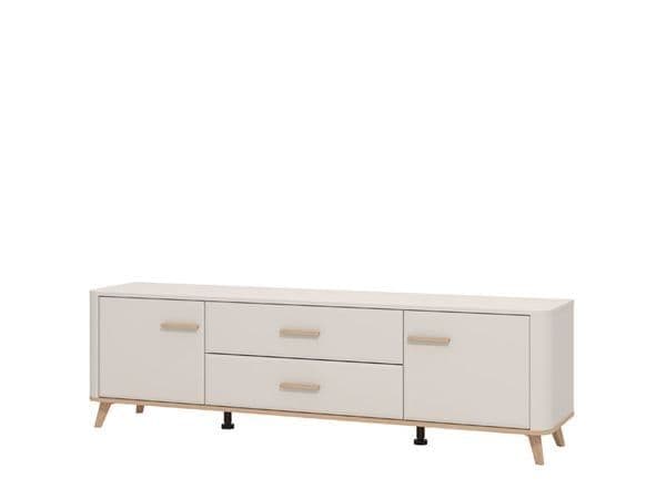 Tyylikäs Cashmere And Oak Effect Large Wide 180cm TV Unit - Only Oak ...